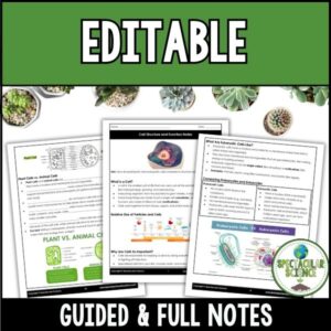 Cell Structure & Function Presentation & Notes