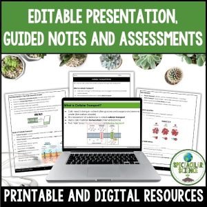 Cellular Transport Unit - Active Transport, Osmosis, Diffusion ...