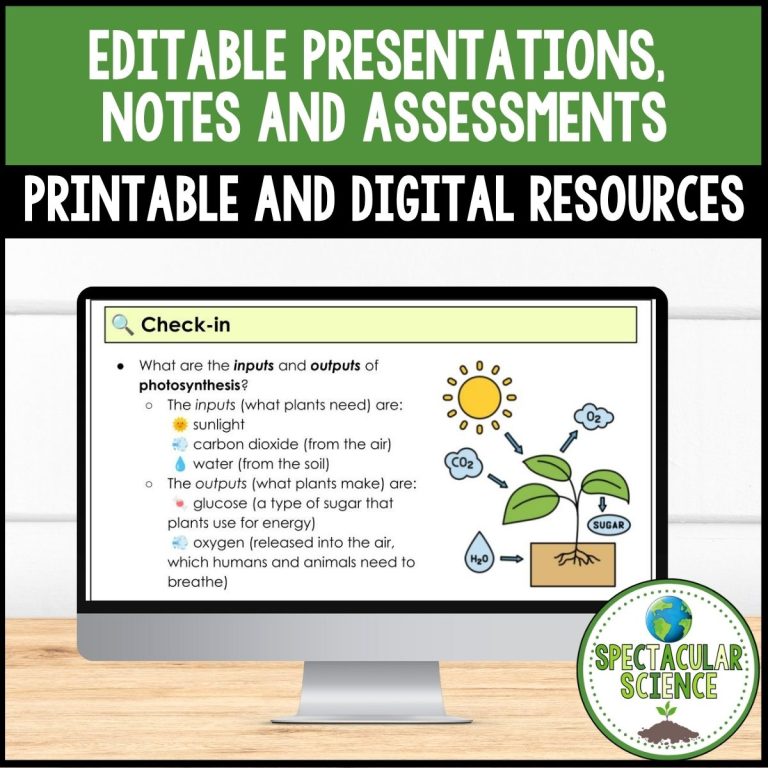 Energy In Living Systems Unit Bundle | Spectacular Science