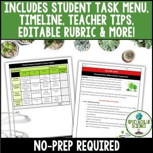 Photosynthesis Student Choice Project | Spectacular Science