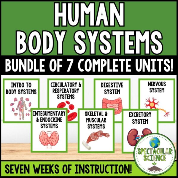 Human Body Systems Unit Bundle - Anatomy, Biology, Worksheets ...