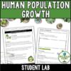 Human Population Growth Simulation Lab - Data, Graphing, Tracking ...