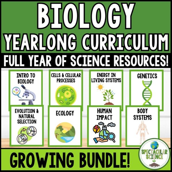 Biology Year Long Curriculum Bundle